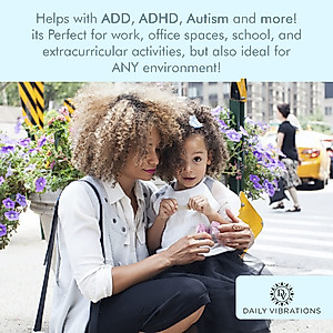 Daily Vibrations Infinity Cubes, Durable Stress Relieving Blue Fidget Toy, Stress and Anxiety Relief Fidget Cube, Relaxing Hand-Held Fidget Toys for Adults and Kids