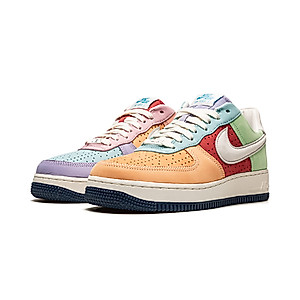 Nike Men's Air Force 1 '07 Basketball Shoe, Multi-color/Sail-lilac Ice, 14