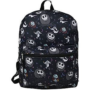 Fast Forward Nightmare Before Christmas All Over Print 16" Backpack
