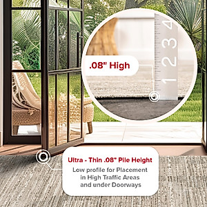 nuLOOM Lotus Medallion 2x8 Machine Washable Indoor/Outdoor Runner Rug for Living Room Patio Deck Front Porch Entryway Hallway Kitchen, Beige