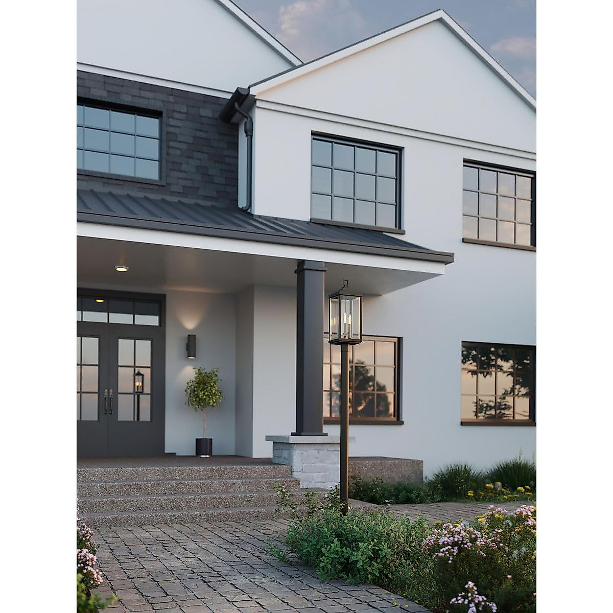 Progress Lighting P5642-31 Cylinder Outdoor, 6-Inch Width x 18-Inch Height, Black