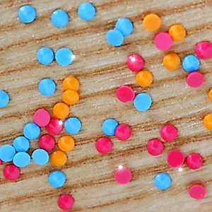 FLYSONG 5D DIY Diamond Art Stickers Kits for Kids, 24 PCS Cute Cartoon Princess Diamond Art Painting Stickers Beads Gem Making for Beginners Children