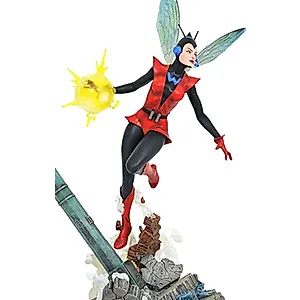 Diamond Select Toys Marvel Gallery: Wasp PVC Statue, Multicolor, 13 inches