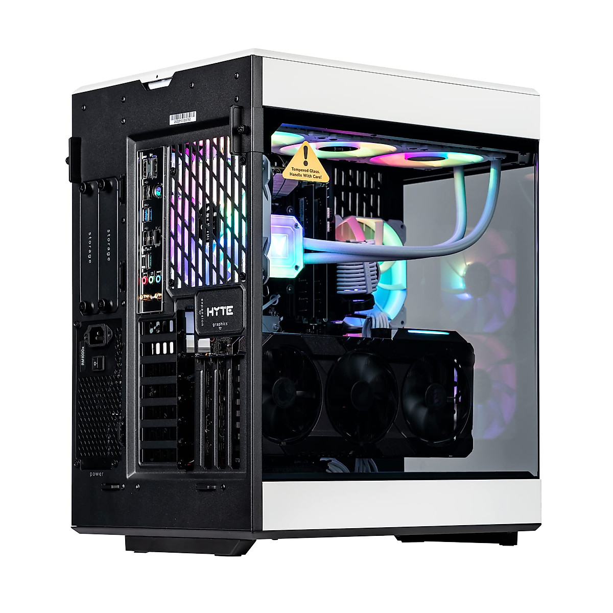 Velztorm Praetix 14th Gen AI Focused Gaming Desktop (Intel i9-14900K 2.40GHz, GeForce RTX 4070 Ti 24GB, 32GB DDR5, 2TB PCIe SSD, 360mm AIO, 1000W PSU, WiFi 6, BT 5.2, Win 11 H) VELZ0076