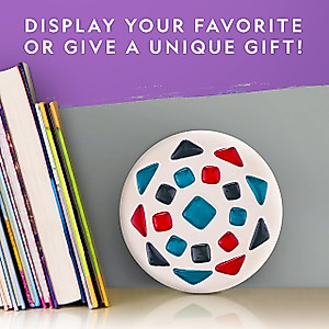 National Geographic Mosaic Arts and Crafts Kit for Kids - Mosaic Kit for Creating 3 Glass Tile Mosaic Art Projects, Includes Glass Tiles, Templates, Plaster & More, Art Supplies, Mosaic Kits for Kids