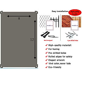TSOSK Retro metal tin sign Christmas Sign Plaque Door Wall Hanging Decorations (Merry Christmas) Christmas Gifts Tin Sign,Cave,Bar,Club,Home Wall Art Metal Tin Sign 8x12 inches
