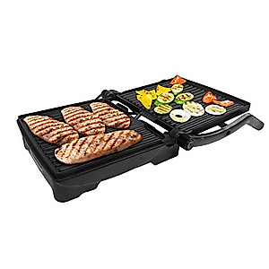 Courant CPP-4140 4-Serving Panini Press and Sandwich Griddler with Non-stick Coated Plates - Indoor Grill