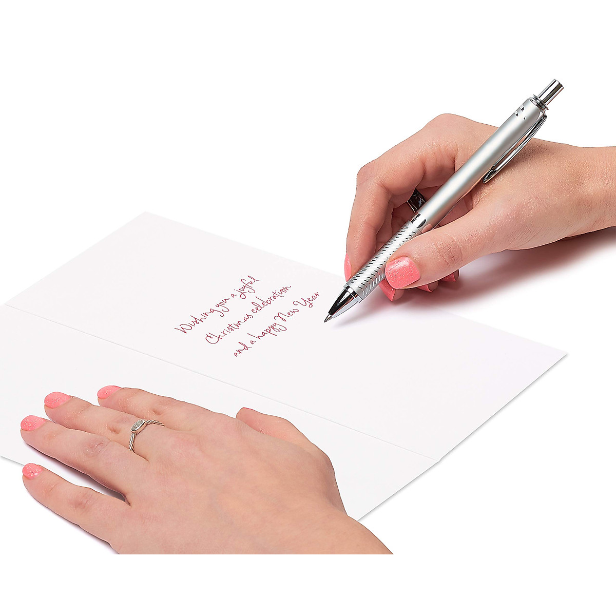 Papyrus Boxed Christmas Cards with Envelopes, Joyful Christmas Celebration, Tree (16-Count)