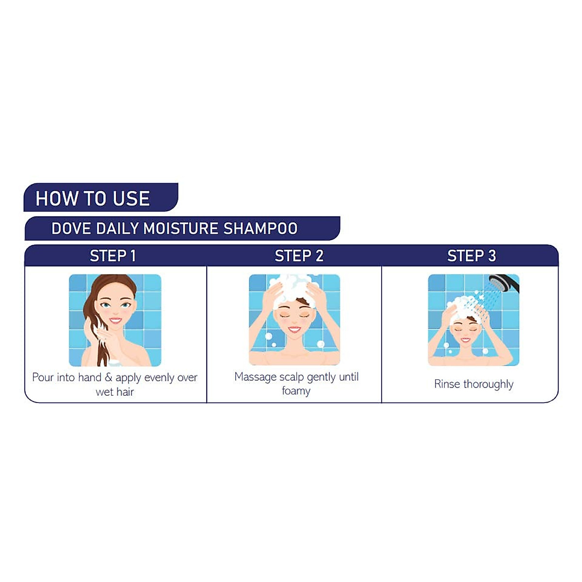 Dove mini 1oz (30 ml) Shampoo Bottles for Hotels, Motels, Hospitality and Travel use - Case of 192