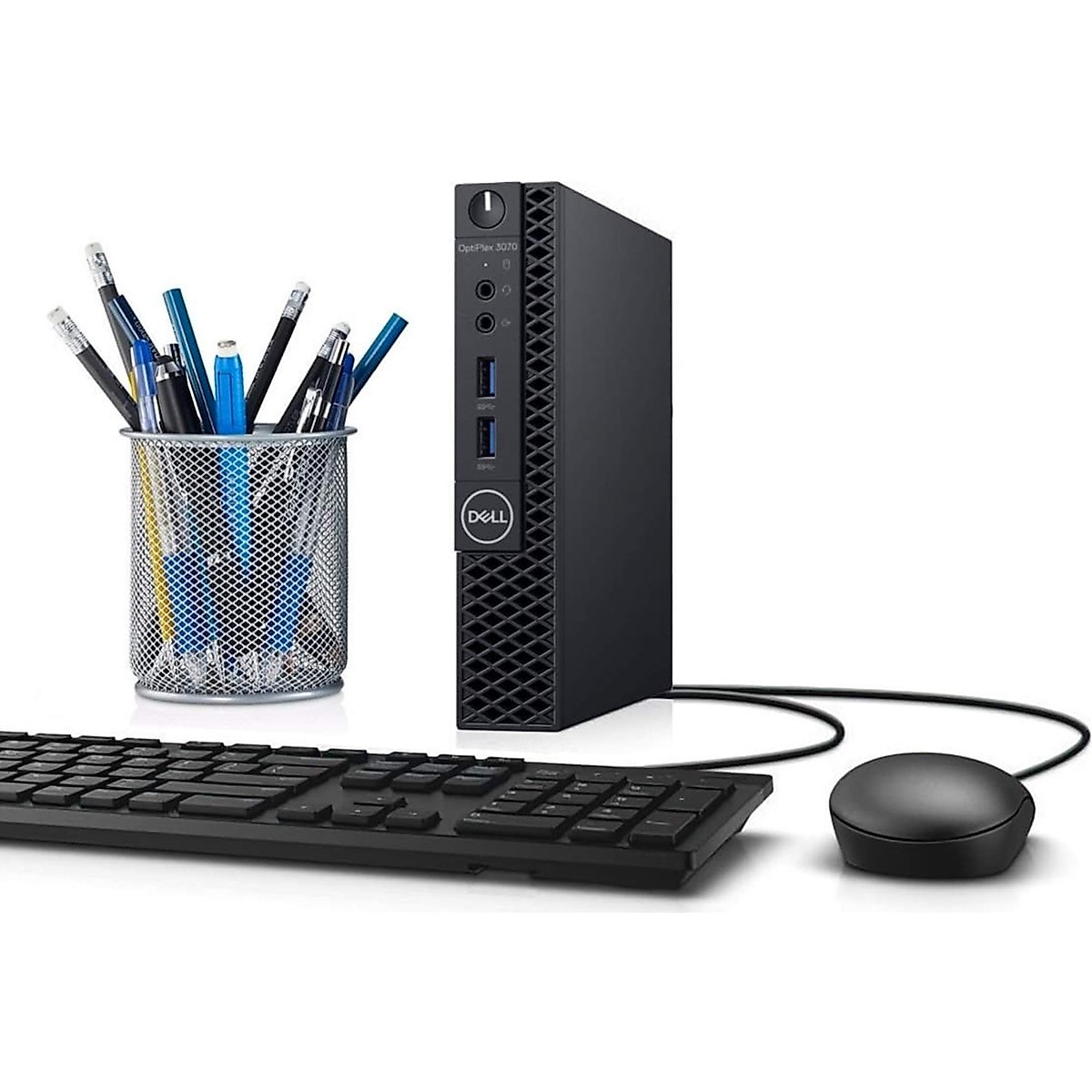 Dell OptiPlex 3040 Micro Desktop Computer, Intel Core i5-6500 Upto 3.2GHz 8GB RAM, 256GB SSD, AC Wi-Fi, Bluetooth, DisplayPort, HDMI - Windows 10 Pro (Renewed)