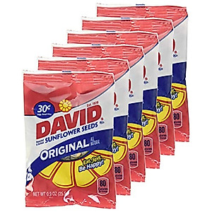 David Seed SunFlower Seeds, Original, 36 Count (Pack of 1)