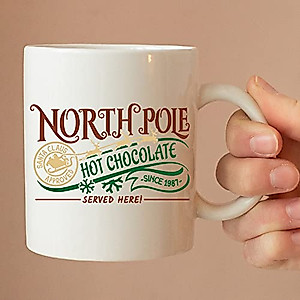Toasted Tales North Pole Hot Chocolate Christmas Coffee Mug Collection | 11 oz. Coffee Mug Christmas Cup | Funny Unique Gift Mugs | Sarcastic Holiday Gifts | Stocking Stuffer Gifts