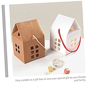 BESTOYARD 90 Pcs Portable Box Shipping Supplies Halloween Candy Container Chocolate Bags Birthday Treat Case Chrismas Gifts Small Packaging Supplies Food Paper Wedding Supplies Bride