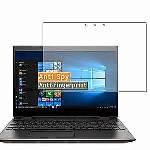 Vaxson Privacy Screen Protector, compatible with HP Spectre x360 15-df0000 2018 15.6" Anti Spy Film Protectors Sticker [ Not Tempered Glass ]
