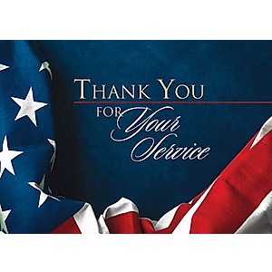 For Your Service - Thank You Greeting Cards - Blank - NIV Scripture - (Box of 12)