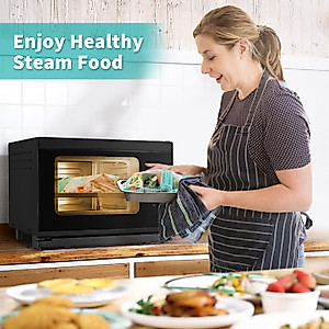 WRAPOK Steamer Bags 30 Pack Zip Steam Vegetable Cooking Bag for Potatoes Meat, 7.1 X 7.9 Inches