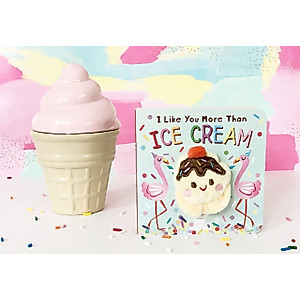 I Like You More Than Ice Cream Finger Puppet Board Book for Little Dessert Lovers, Ages 1-4 (Finger Puppet Book)