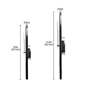 KLL Acrylic 12 Inch Round Modern Home Wall Clock,Kitchen Office and Living Room Wall Decor Battery Operated Clock, Christmas Snowman in The