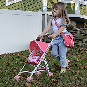 Unicorn Baby Doll Accessories - Pretend Play Kids Toys - Great for Travel (Doll Stroller)