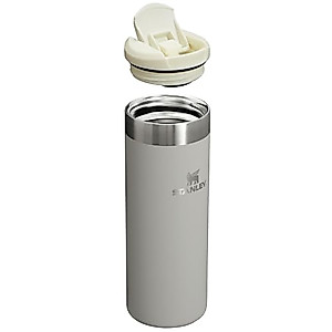 Stanley AeroLight Transit Bottle 16 oz | Locking Drink Through Lid | Leak Resistant Water Bottle or Coffee Travel Mug | Lightweight Insulated Stainless Steel | BPA-Free | Ash