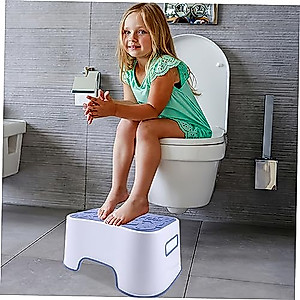 Step Stool Foot Stool Squatting Footstool Bathroom Toilet Stool Toilet Step Bathroom Footstool Home Footstool Bathroom stools for Adults Chairs Pedal pp aldult Office