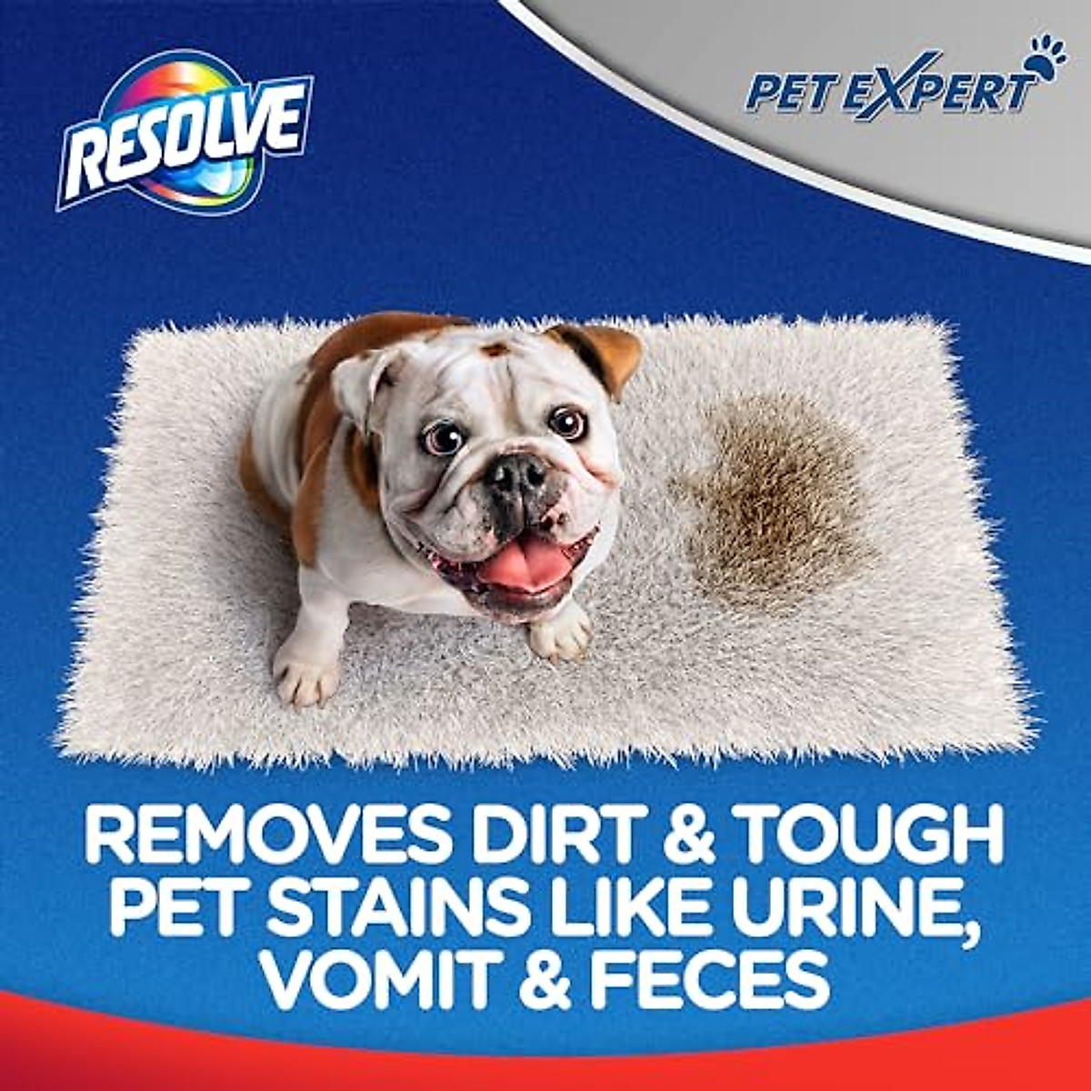Resolve Pet Expert Carpet Steam Cleaner Solution, Pet Stain and Odor Remover, Carpet Cleaner, Carpet Cleaner Solution, 96 fl oz Bottle, 2X Concentrate