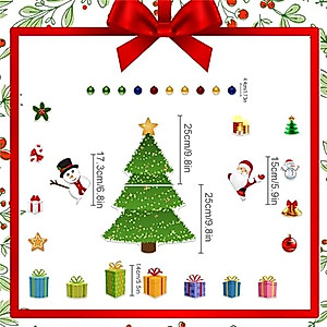 IAMAGOODLADY Christmas Decorations,Christmas Car Refrigerator Decorations Reflective Santa Deer Magnet Ornaments Xmas New Year Holiday Home Decor Flash Deals of The Day