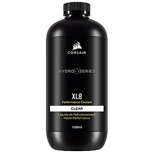 CORSAIR Hydro X Series, XL8, Performance Coolant, 1L, Clear