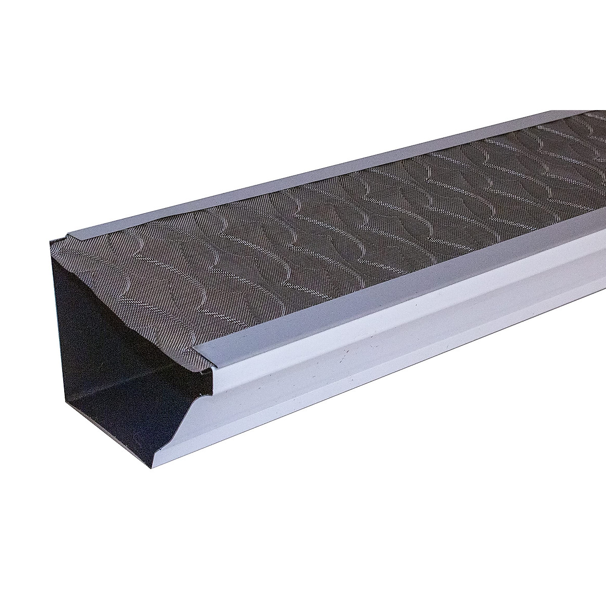 Superior Gutter Guard | New Raised Stainless-Steel Screen Technology Gutter Cover, DIY Constructed. Fits Any Traditional 6-inch Gutter - 48FT Kit