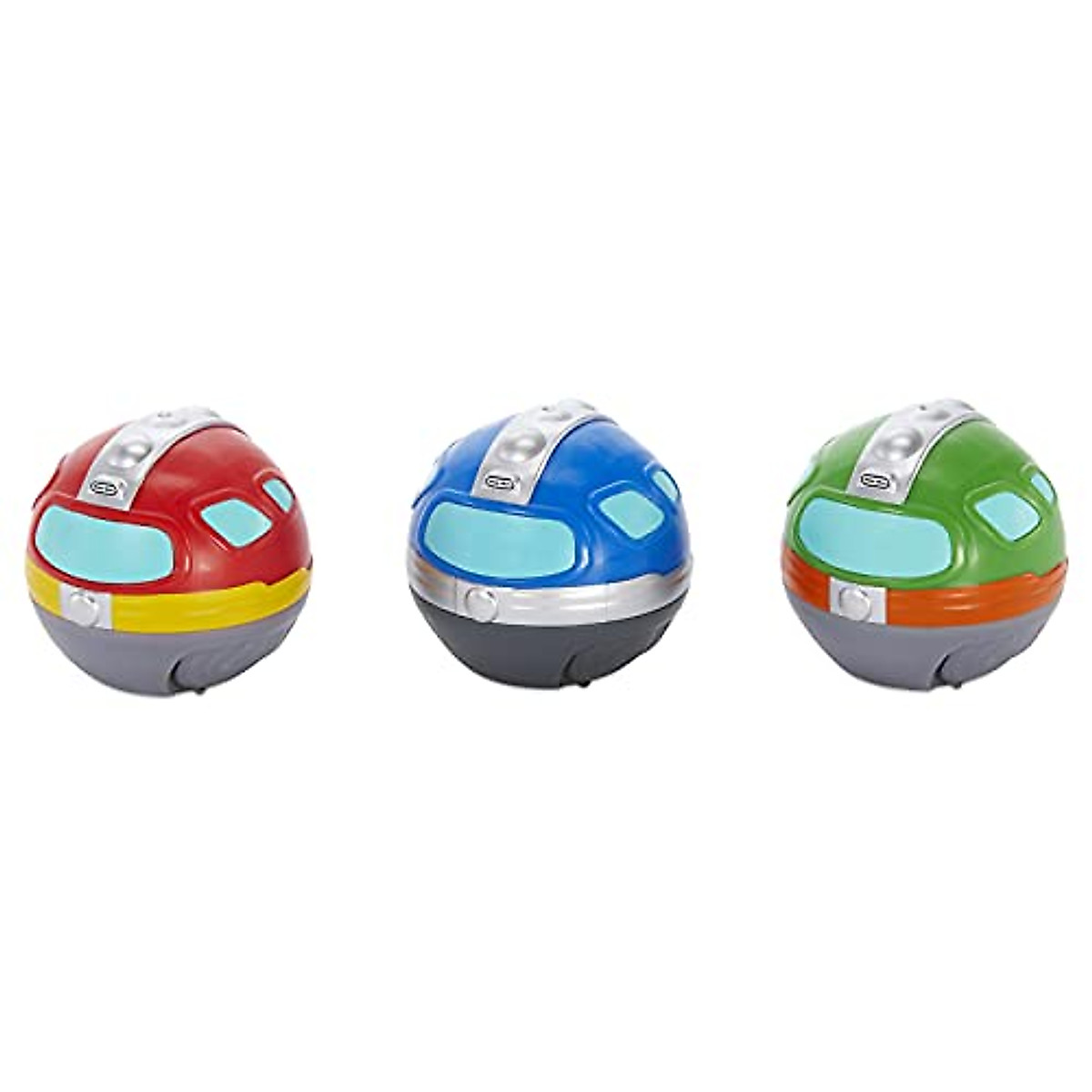 Little Tikes Learn & Play Roll Arounds Rollin' Railroad, Including 3 Toy Train Cars & Playset, Easy Grip & Roll - Birthday Gifts for Kids, Toddler, Boys Girls Ages 18 Months 1 2 3+ Years