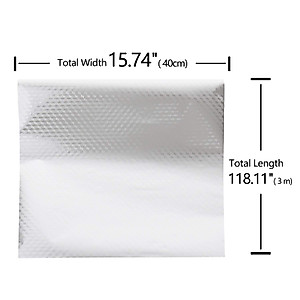 VEELIKE Kitchen Backsplash Wallpaper Stickers Oil Proof Waterproof Sticker Stainless Steel Contact Paper Self Adhesive Waterproof Aluminum Foil Stove Stickers Kitchen Wall Stickers 15.7"x118"