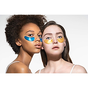 Acure Seriously Soothing Under Eye Hydrogels, 100% Vegan, For Dry to Sensitive Skin, Blue Tansy & Arnica - Soothes & Minimizes Dark Circles, Two Single Use, 0.24 Fl Oz