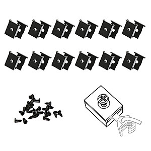 6 Pairs HO Scale 1:87 Coupler Pocket Cover Coupler Box Lid with Screws for Freight Car Trains Railroad HP37HO(Box)