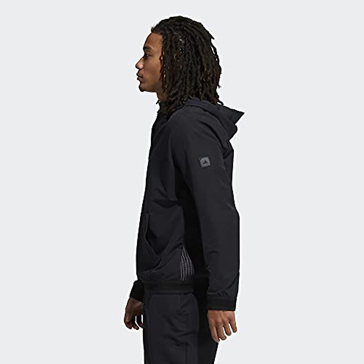 adidas Golf Men's Adicross Anorak Hoodie, Black, Large