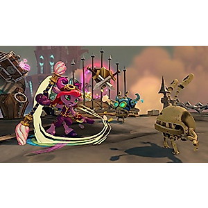 Skylanders Superchargers characters figures with bonus micro comic bundle. Birthday Bash Big Bubble Pop Fizz, Lava Lance Eruptor, Sky Slicer, Splat, Big Bubble Pop Fizz and Elite Zook.