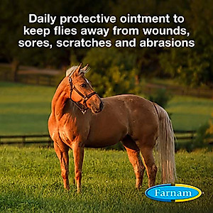 Farnam SWAT CLEAR Horse Fly Control for Horses, Ponies and Dogs, 7 ounce jar