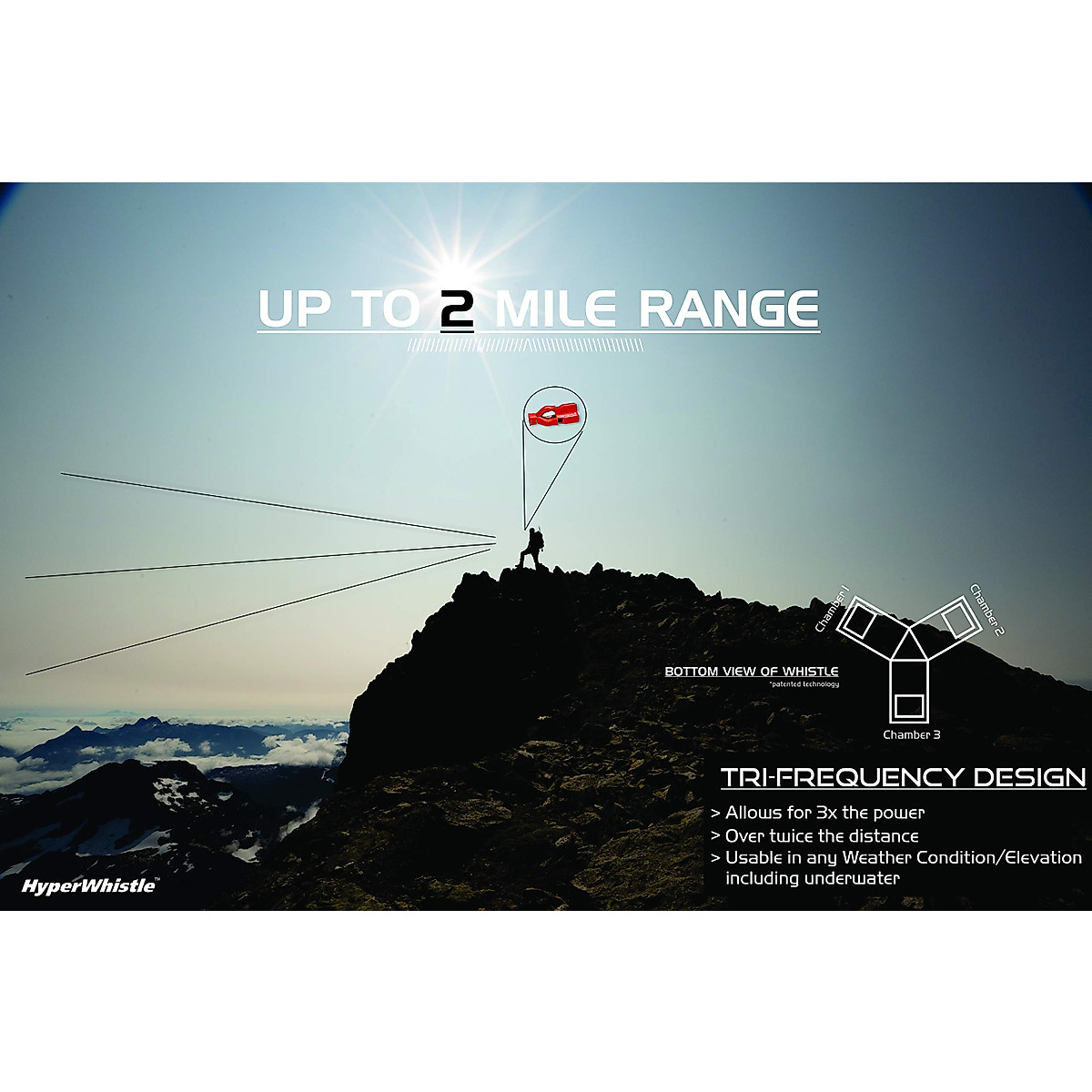 HyperWhistle (Safety Orange