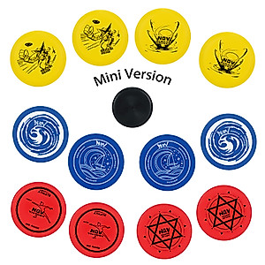 Disc Golf Set 12 PCS Flying Discs with Blue Bag & Pickleball Net with 4 Pickleballs