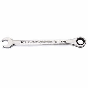GEARWRENCH 9/16" 4 Degree Swing Arch 12 Point Ratcheting Combination Wrench - 86946