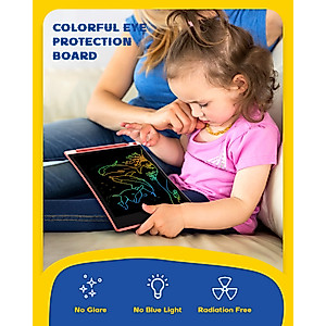 bravokids LCD Writing Tablet Doodle Board 10 Inch, 10 inch Colorful Doodle Board 2 Pack