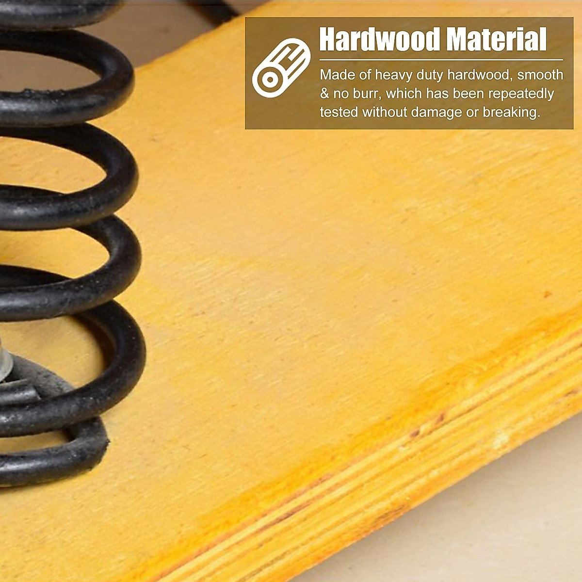 ZIMGOD Vault Gymnastics Springboard with 6 Springs, Heavy Duty Vault Spring Board, Beginning Gymnasts Sport Equipment for Vaulting/Training/Fitness