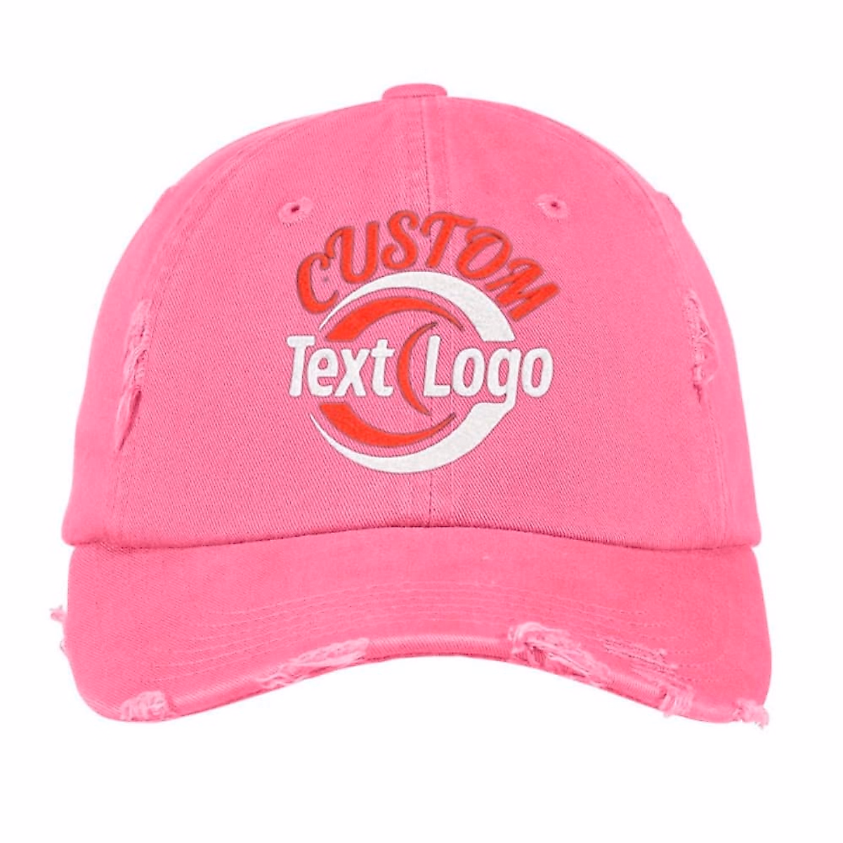 Artist Shot Embroidered Custom Hats For Men & Women Made in USA Personalized Hats, Hook & Loop Closure Custom Hats Design Your Own with Your Dream Picture & Text hat Distressed Cap Custom Vintage Hat