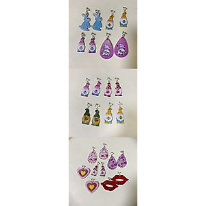 15 Pairs Valentines Day Earrings for Women St.Patrick Day Earrings Easter Clip-On Earring Set with Gnome Heart Clover Green Hat Egg Bunny Faux Leather Dangle Earrings Set for Teen Girls Jewelry