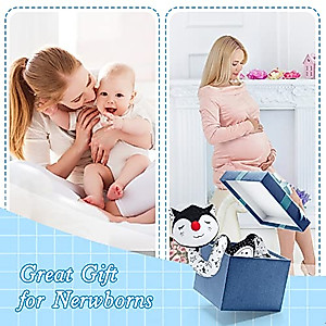 Car Seat Toys for Babies 0-6 Months, Black and White Spiral Carseat Toys for Infant 0-3 Months, High Contrast Baby Toys for 3-6 Months Newborn Toys, Stroller Toys for 0 3 6 9 12 Months Baby Ideal Gift