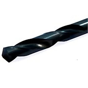 HHIP 5000-0052 9/16" High Speed Steel Silver and Deming Drill, 118 Degree Drill Point, 1/2" Straight Shank, 6" OAL