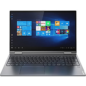 Lenovo Yoga C740 2-in-1 Laptop, 15.6" Full HD Touchscreen, Intel Core i5-10210U Quad-Core Processor, 8GB RAM, 1TB PCIe SSD, Backlit Keyboard, Wi-Fi, Windows 10 Home, Grey