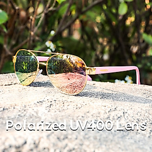 FEISEDY Classic Aviator Sunglasses for Women Pilot Polarized Sunglasses Men UV400 Protection for Driving Fishing Golf B4109