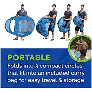 Kelsyus Premium Floating Lounger XL with Fast Inflation, Inflatable Recliner Chair, Lake & Pool Float for Adults with Cup Holder, Amazon Exclusive