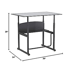 Safco Products 1208DE Alpha better Desk, Dry Erase
