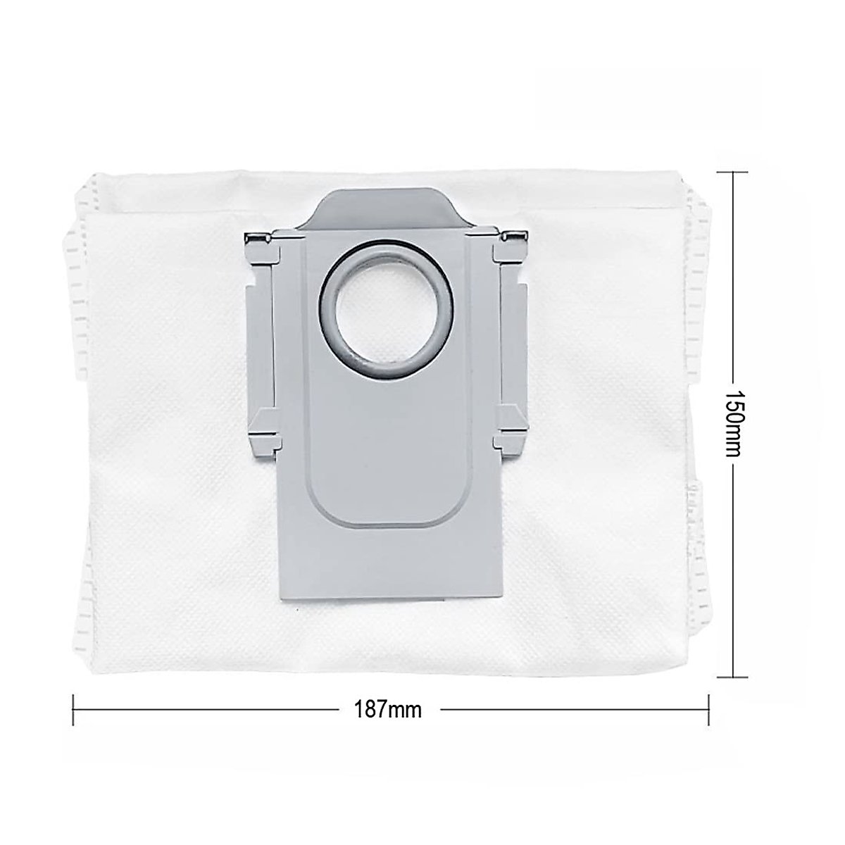 12pcs Replacement Roborock s7 Dust Bag, works with S8 Pro Ultra, S8+, Roborock S7 MaxV Ultra, Roborock Q7 Max+,Roborock Q7+,Roborock Q5+, Roborock s7 Accessories
